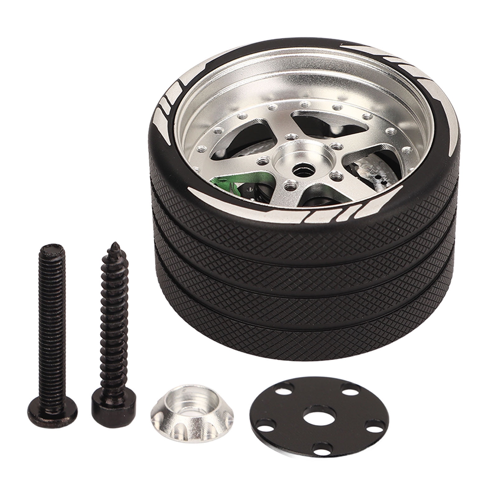 RC Transmitter Steering Wheel Aluminum Alloy Trigger One Handed Control ...