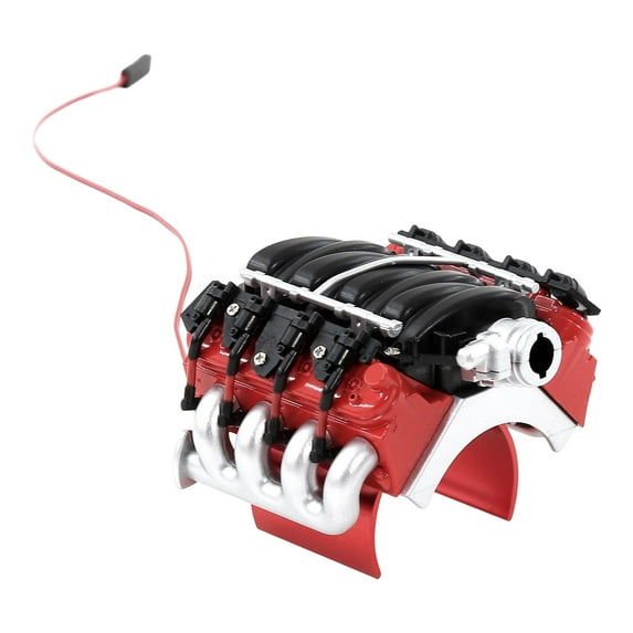 RC Vehicle Engine Hood Radiator Fan Simulation Motor Cover Realistic ...