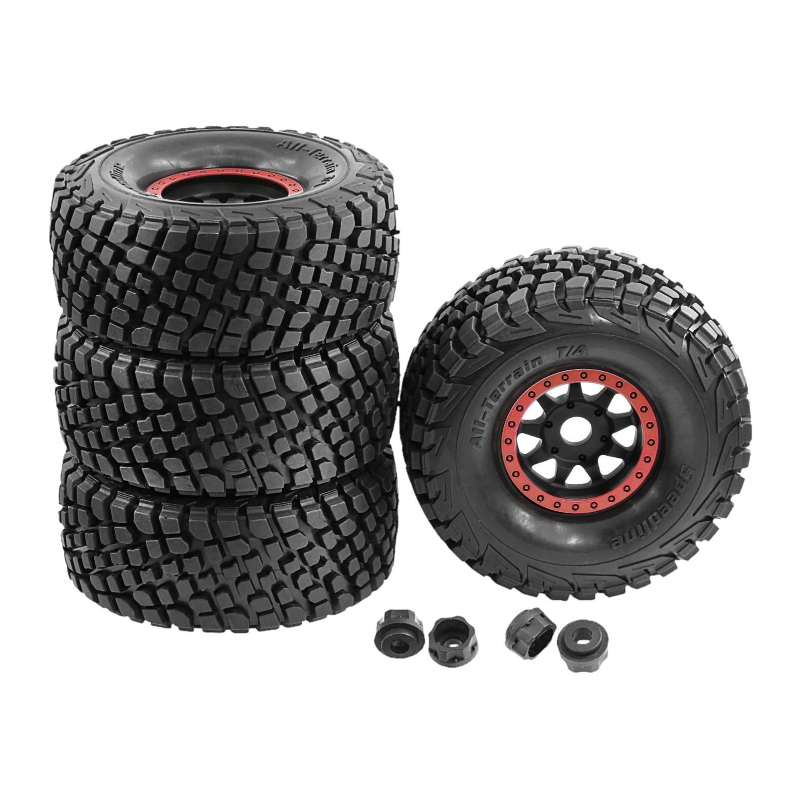 RC Vehicle Wheels Tires Rims Spare Parts Universal Fit for 1/7 1/8 ...