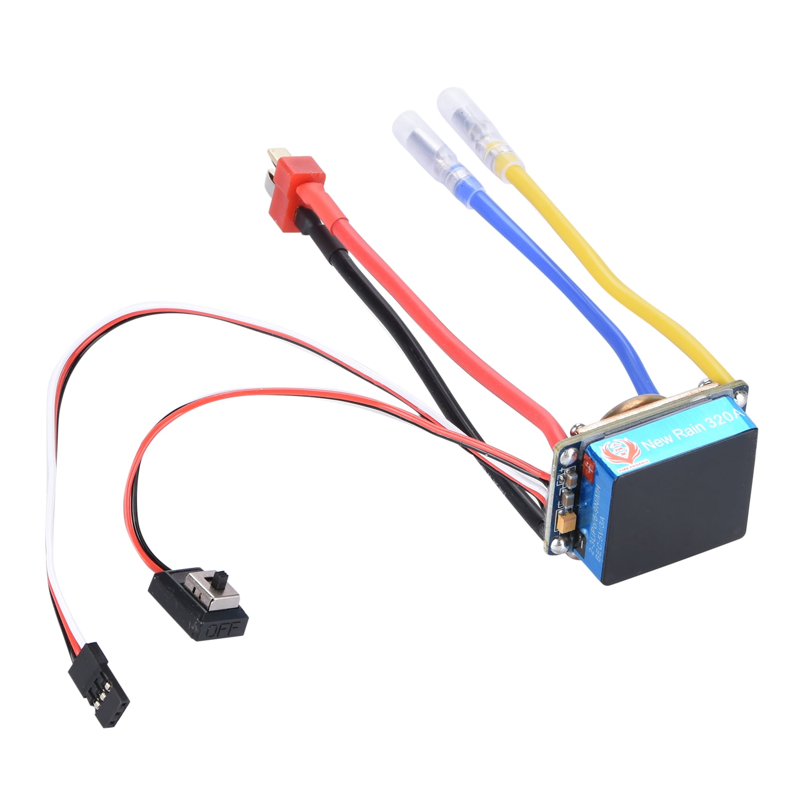 RC Water-cooled ESC Controller High Voltage Waterproof Brushed ESC ...