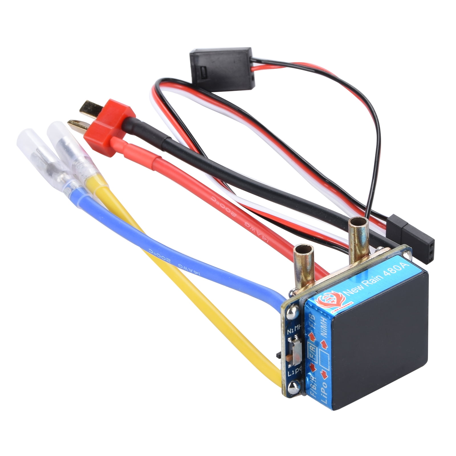RC Water-cooled ESC Controller High Voltage Waterproof Brushed ESC ...