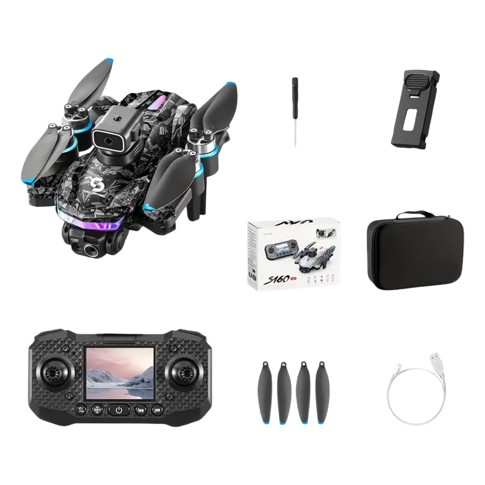 RC With Brushless Motor Foldable Design Aerial Photography Smart ...
