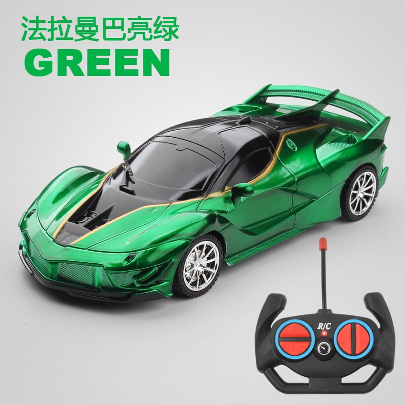 RC car with LED light radio remote control cars sports car high-speed ...
