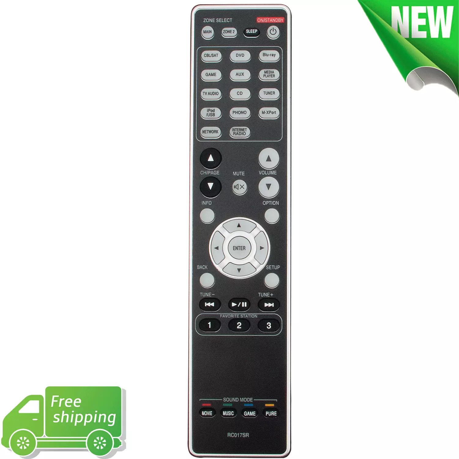 RC017SR Replace Remote Control for Marantz AV Surround Receiver SR5007 ...