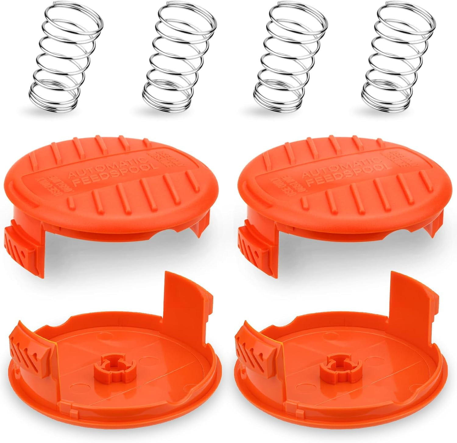 RC100P Weed Trimmer Head Cap & Spring Replacement for Black+Decker AFS ...