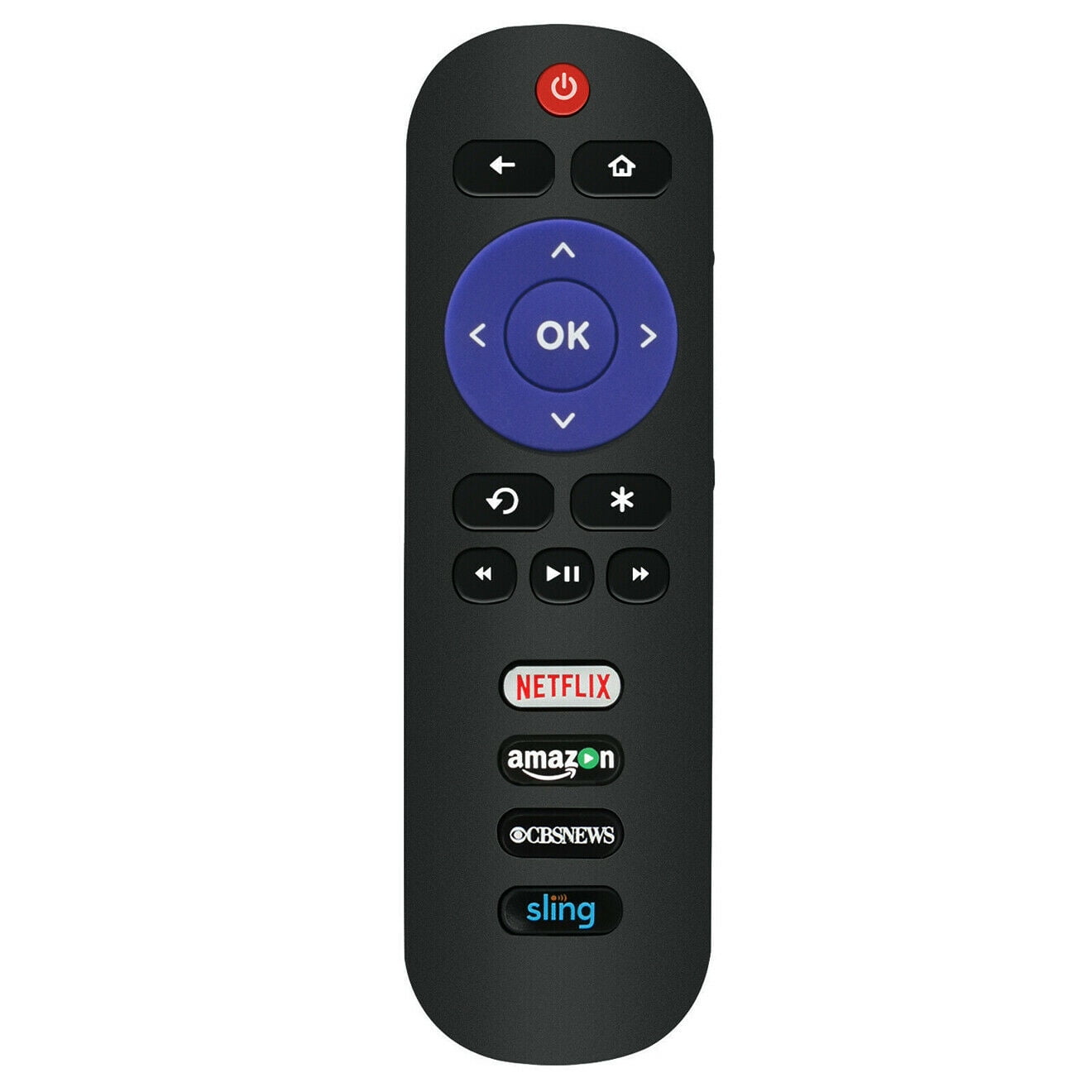 RC280 RC282 Replace Remote for TCL LED TV 49S405 43S405 w Netflix CBS ...