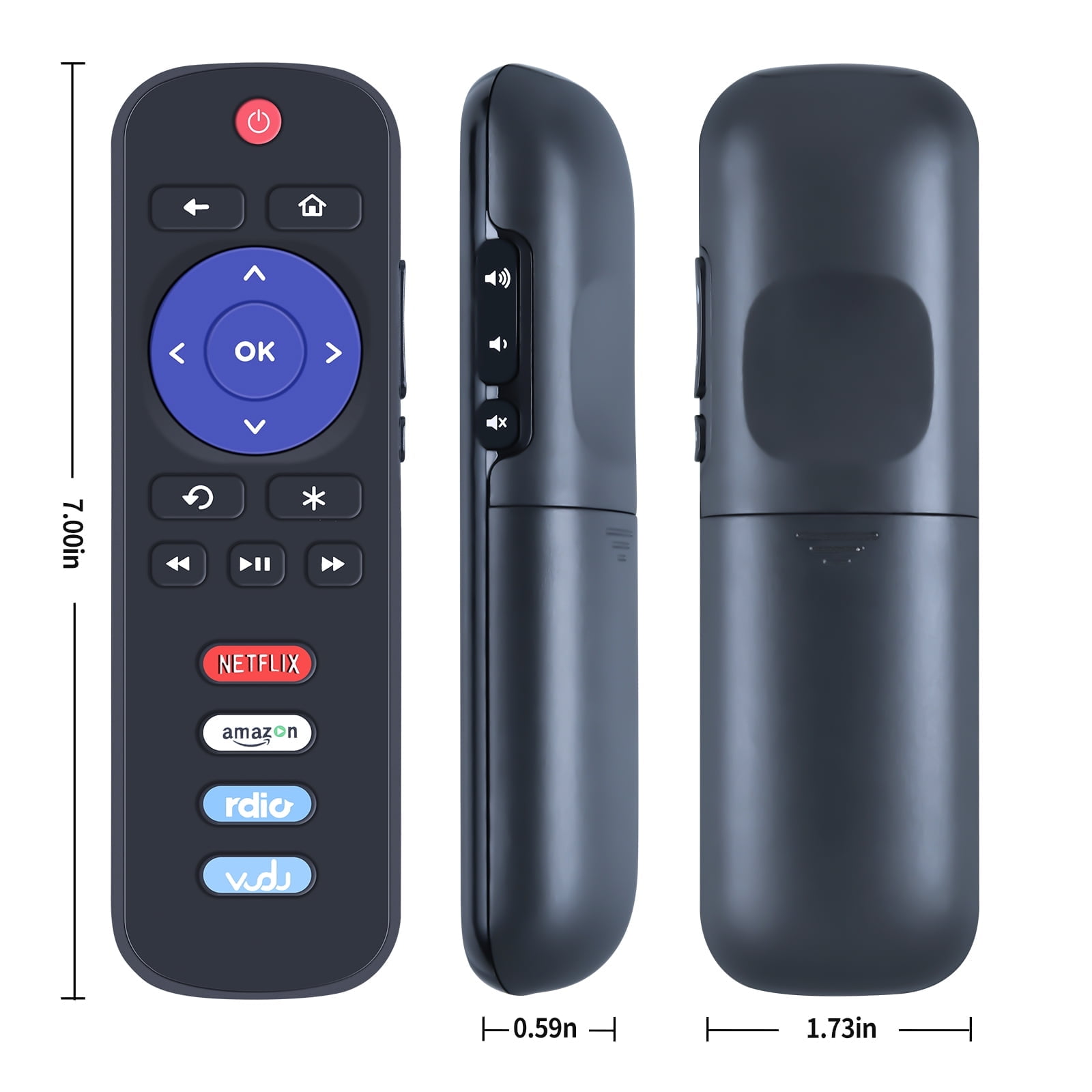 RC280 Remote Control Replacement fit For TCL Roku Smart LED TV ...