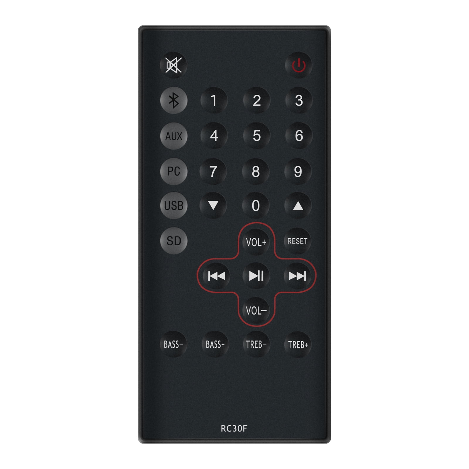 RC30F Replaced Remote Control for Edifier Sound Bar System - Walmart.com