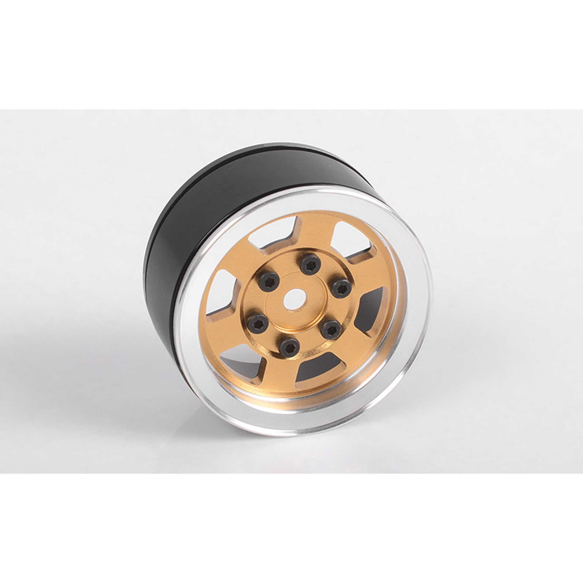 RC4WD Six-Spoke 1.55 Single Internal Beadlock Wheel-Gld RC4VVVC0809 RC ...