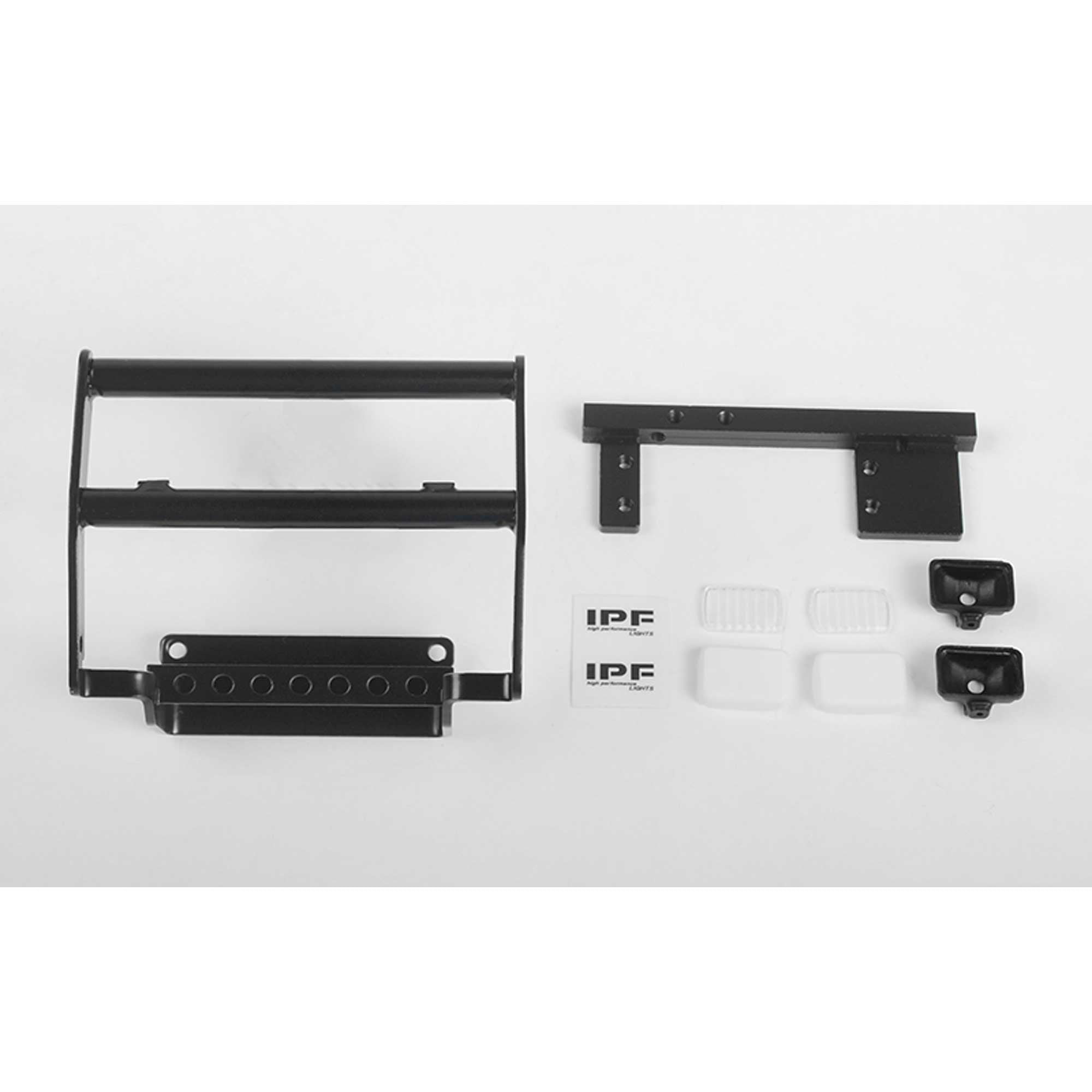 RC4WD Steel Push Bar Front Bumper with IPF Lights 1985 Toyota 4Runner ...