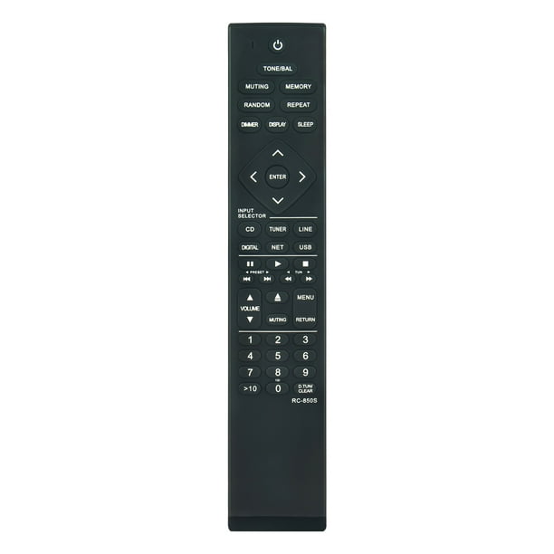 RC850S Replacement Remote Control Compatible with Onkyo CD Receiver ...