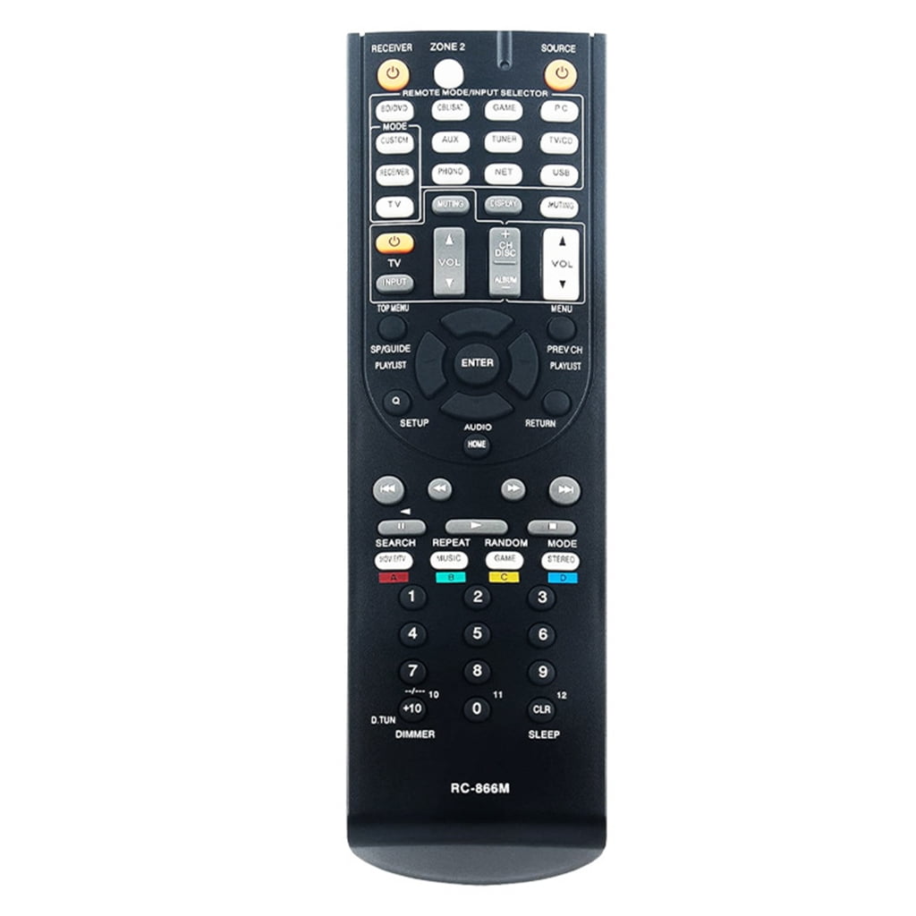 RC866M Receiver Remote for HTR391 TXNR315 User Friendly Button Layout ...