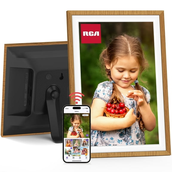 PhotoShare 10" Wifi Digital Picture Frame in Chrome - Walmart.com