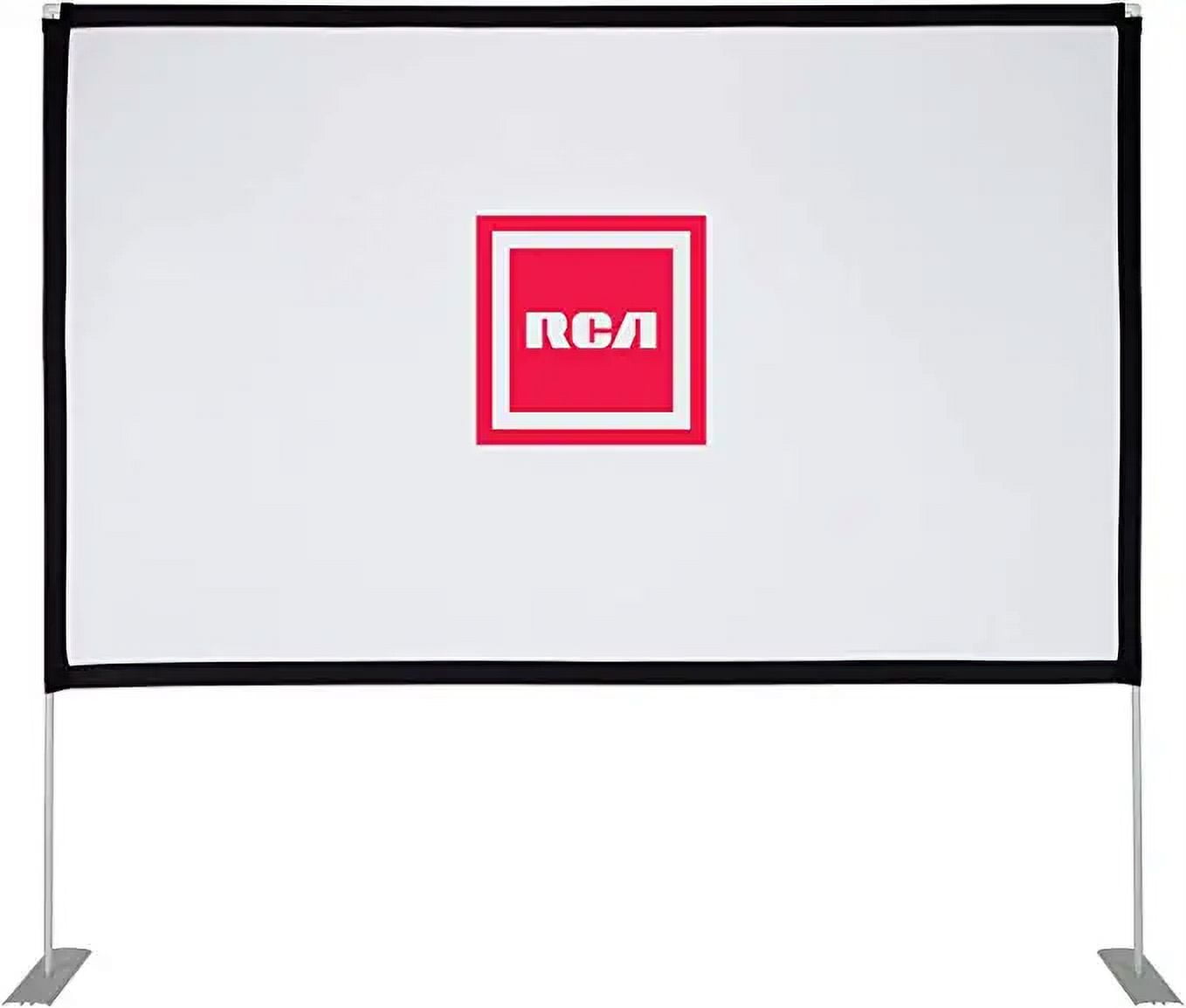 RCA 100" 4K Ultra HD 16:9 with 1.0 Gain and Frame Portable Projection ...