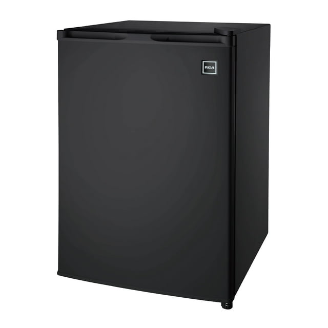 RCA 2.6 Cu Ft Single Door Mini Fridge RFR283, Black - Walmart.com