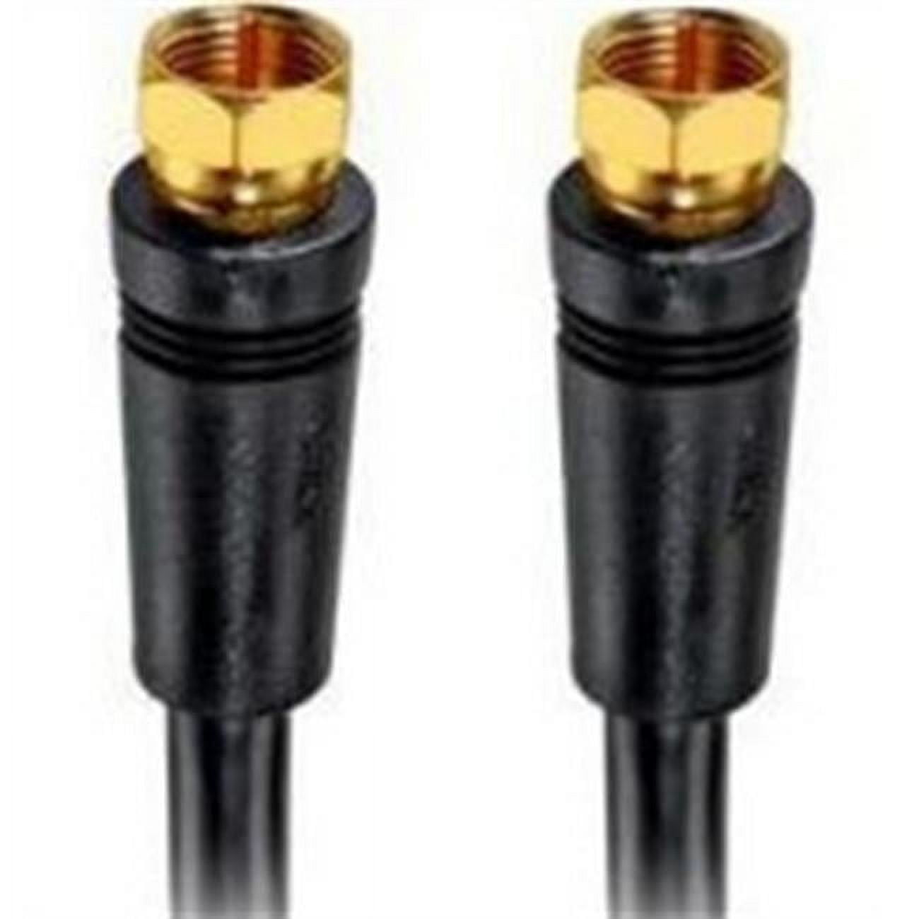 RCA 25 ft. Rg-6U Coaxial Cable With Gold F Connectors - Black - Walmart.com
