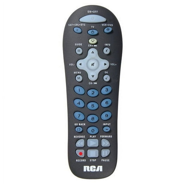 RCA Universal Remote Control, Black - Walmart Business Supplies