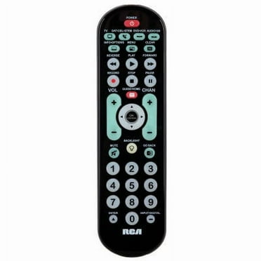 Rca Rcrn06be 6-device Green Backlit Universal Remote - Walmart.com