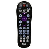 RCA Universal Remote, Control TV, DVD, Streaming Player, Backlit Keypad ...