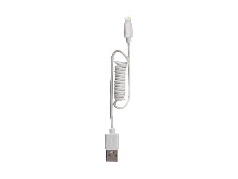 RCA Coiled Lightning Connector Cable for iPhone and iPad - Walmart.com