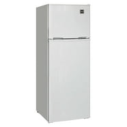Frigidaire 7.5 Cu. ft. Top Freezer Refrigerator in Cream, Rounded ...