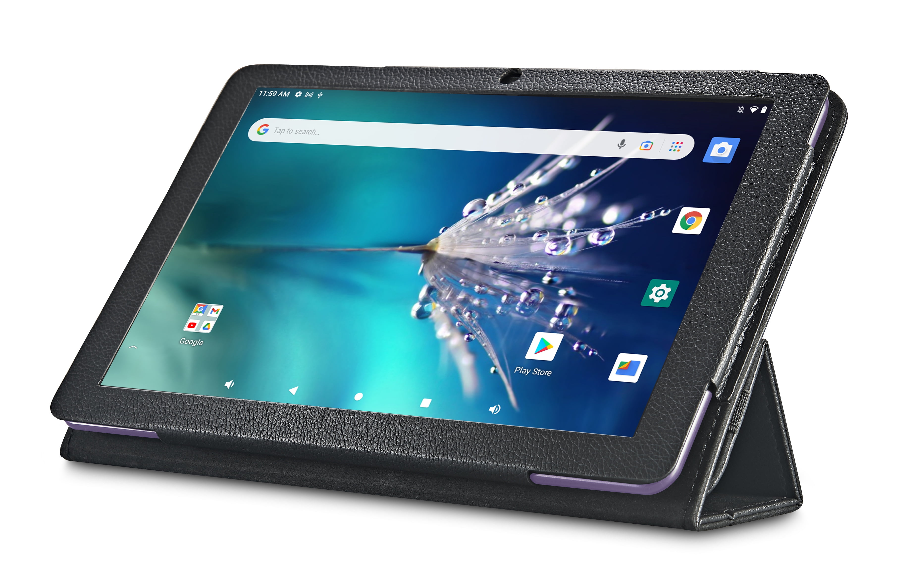 RCA 8” HD Android Tablet with Folio Case, 64GB Storage, 5.0MP Camera ...