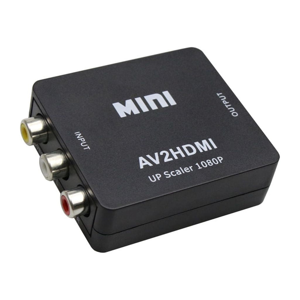 RCA AV to HDMI HD Converter Composite CVBS Video Adapter Wii NES SNES ...