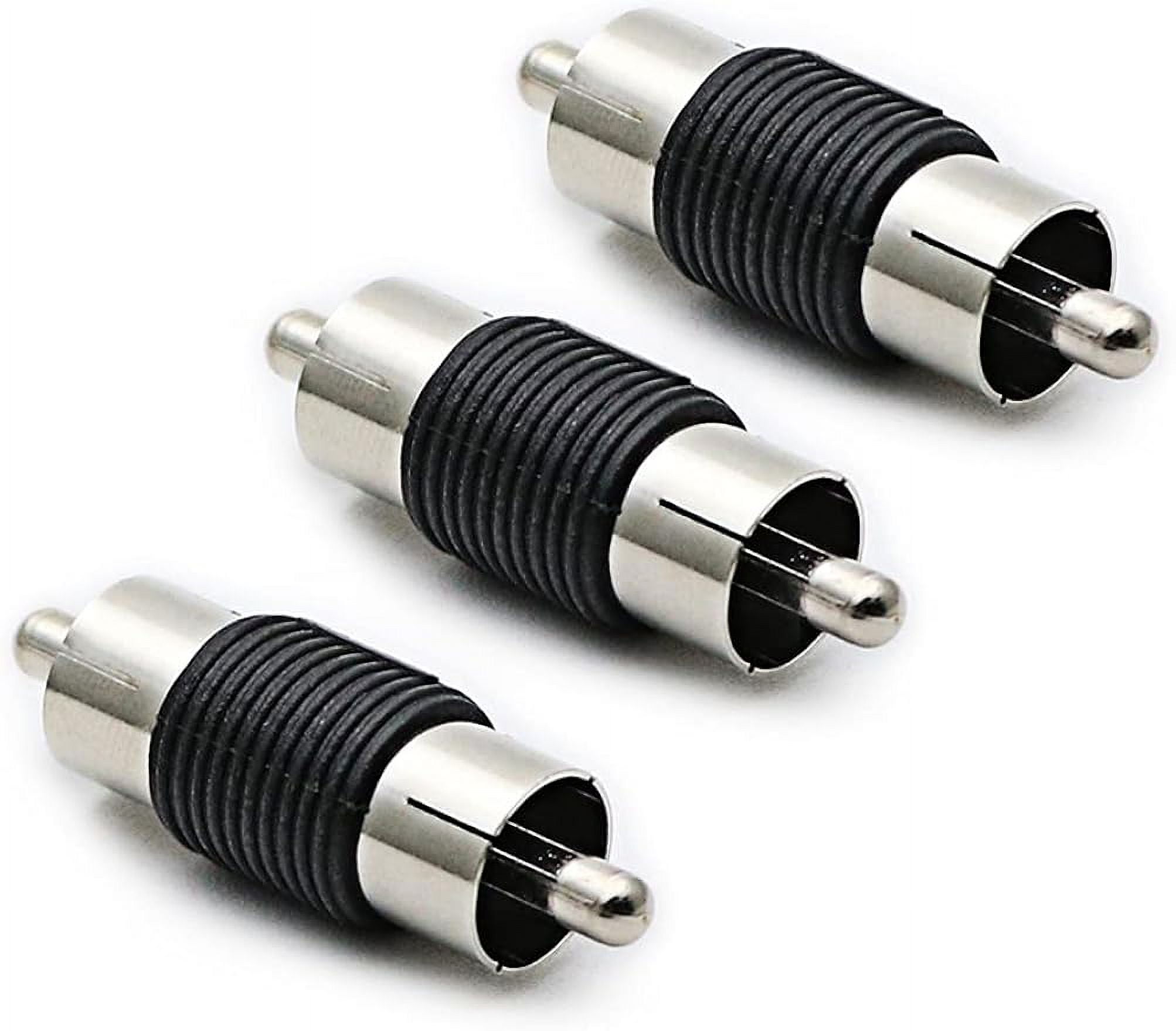 RCA Adapter, Male to Male Coupler, Extender, Barrel - Audio Video RCA ...