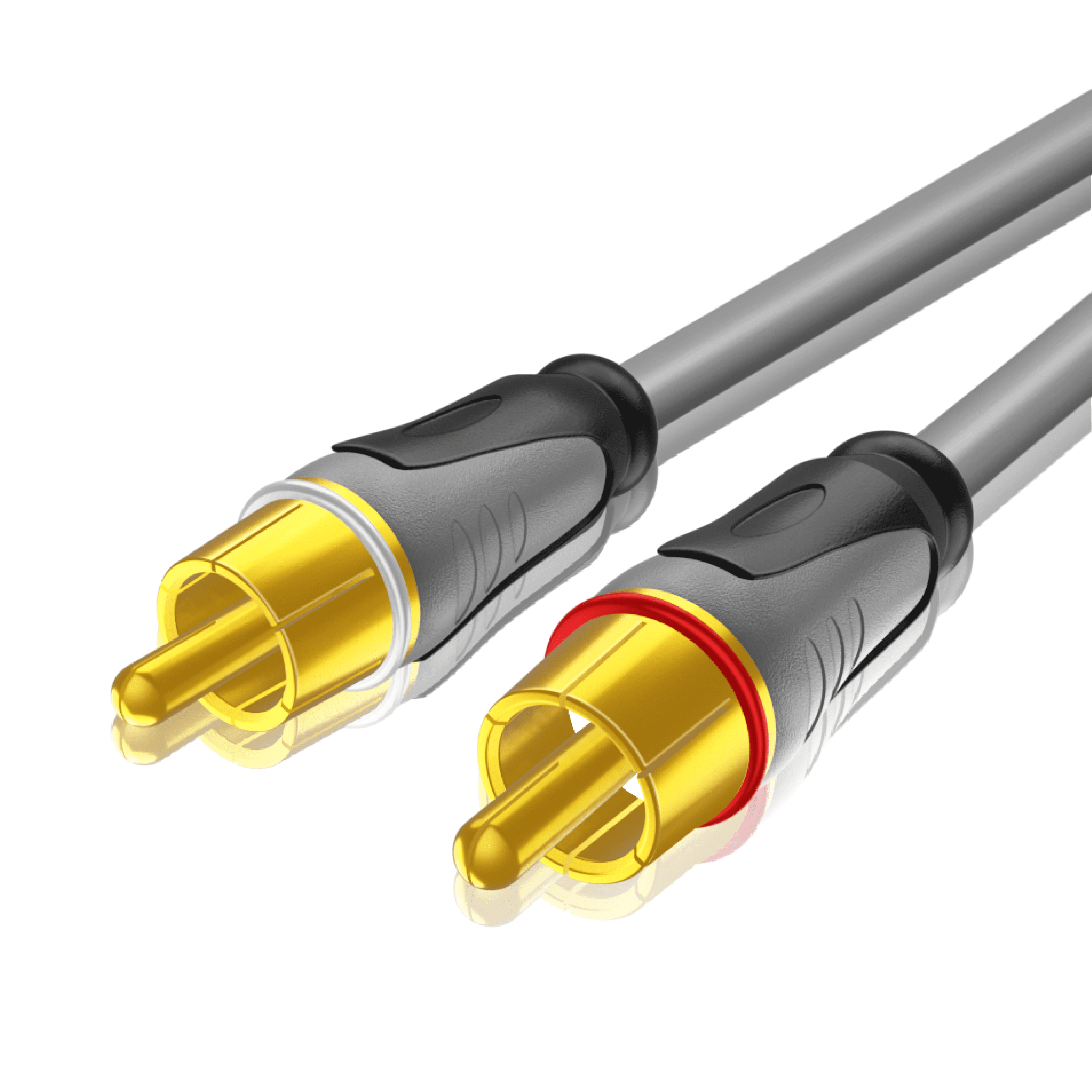 RCA Cable - 2RCA Male to 2RCA Male with Dual Shielded RCA Audio Cable ...