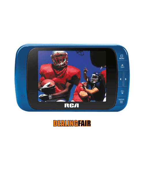 Restored RCA DHT235 Mini 3.5 Inch Portable LCD Mini TV w/ AC Charger ...