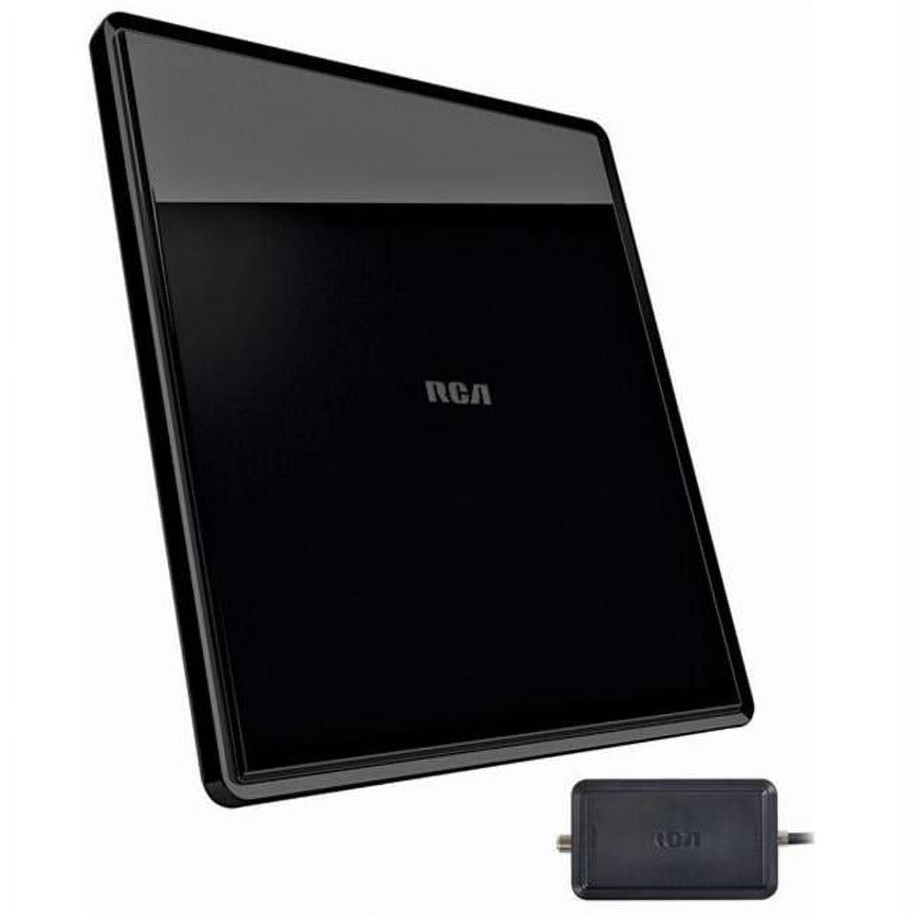 RCA Digital Flat Amplified Indoor Antenna - Clear TV Channels Amplifier ...