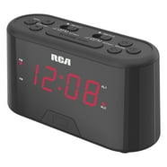 Sharp AM/FM Clock Radio with Dual Alarms, LED Green Display, Electric ...