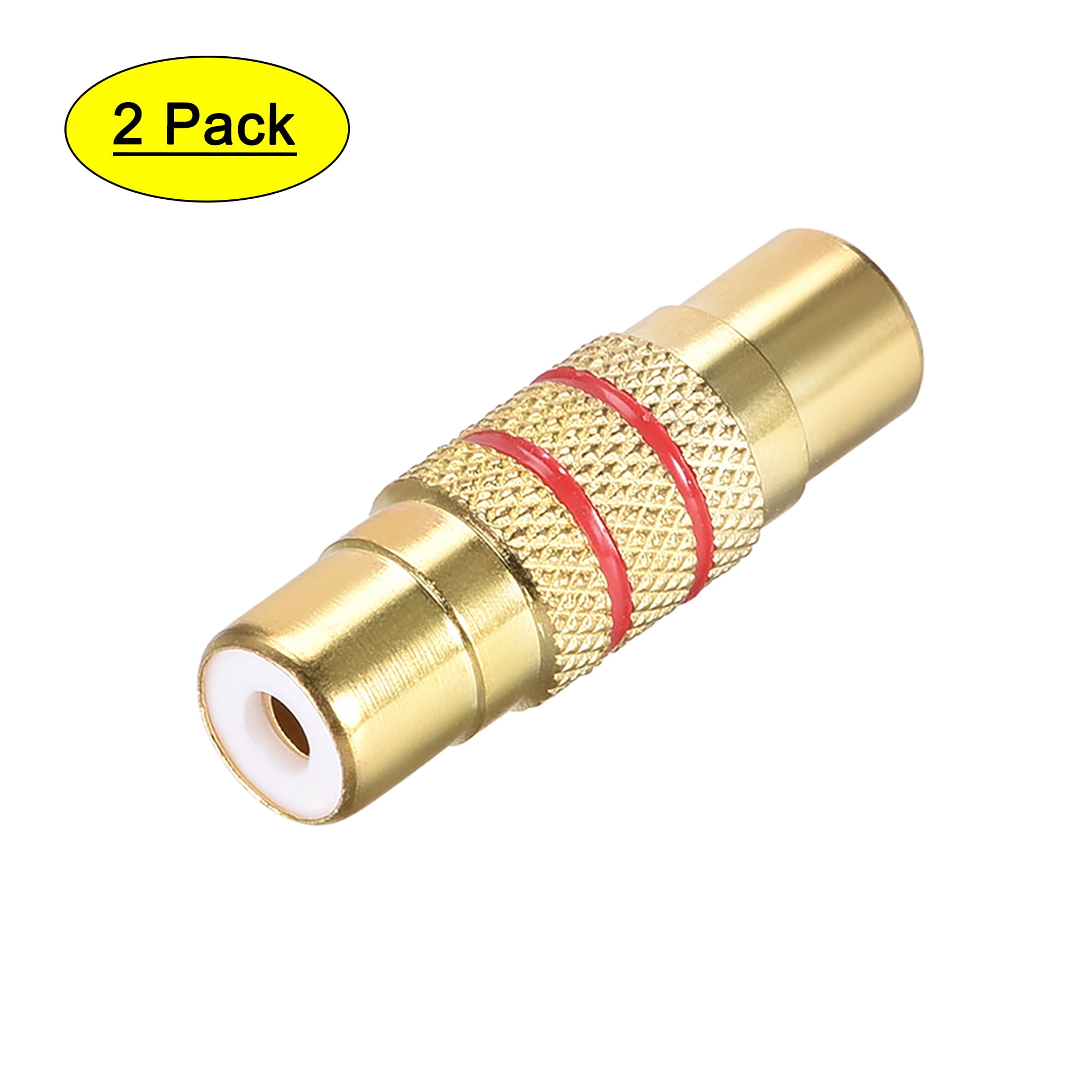 RCA Female to Female Connector Adapter Coupler for Stereo Audio Video ...