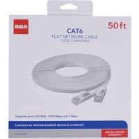 RCA Flat Cat-6 Wire 50FT CAT6 CABLE, Each - Walmart.com