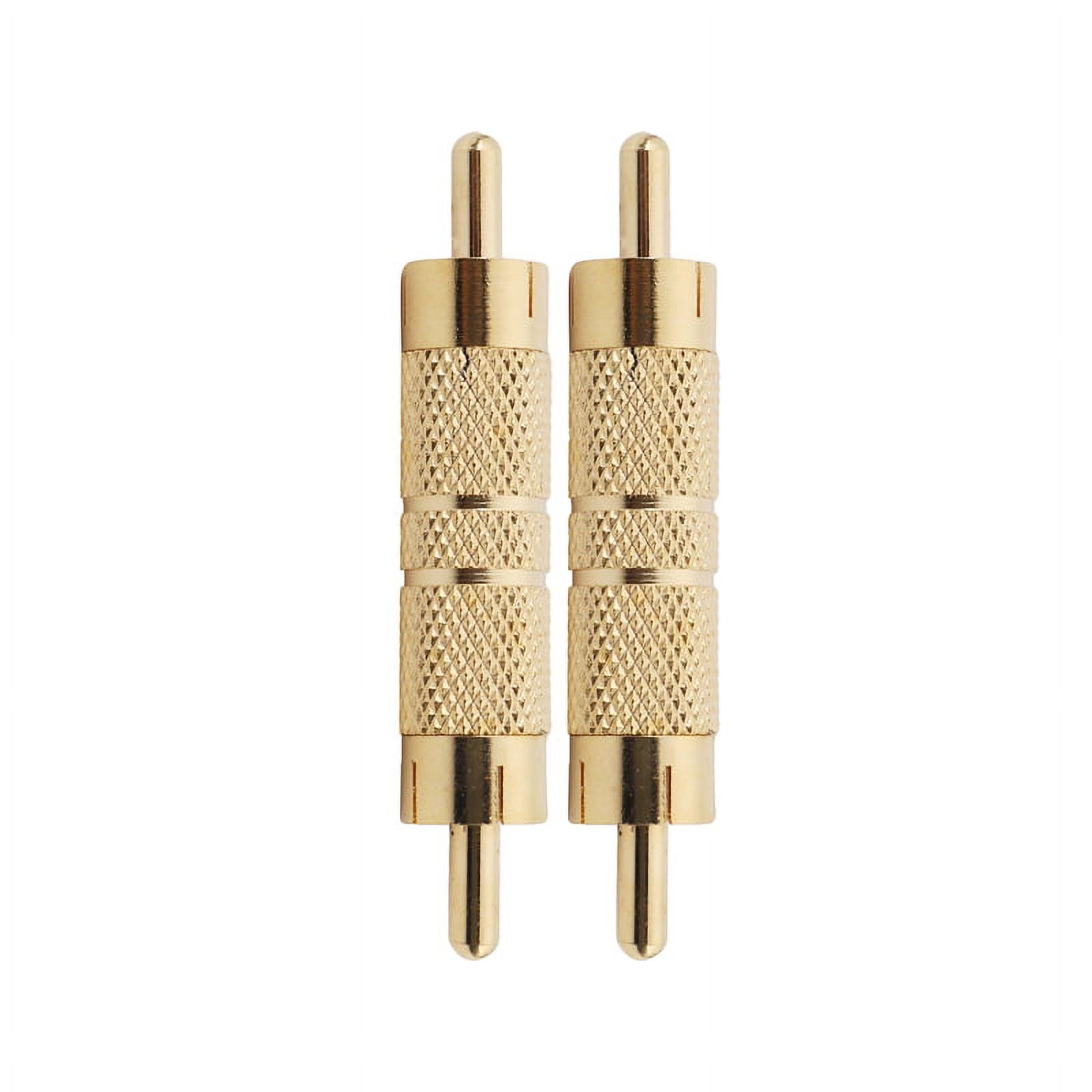 Professional RCA Male to Male RCA Coupler Adapter Converter Connector ...