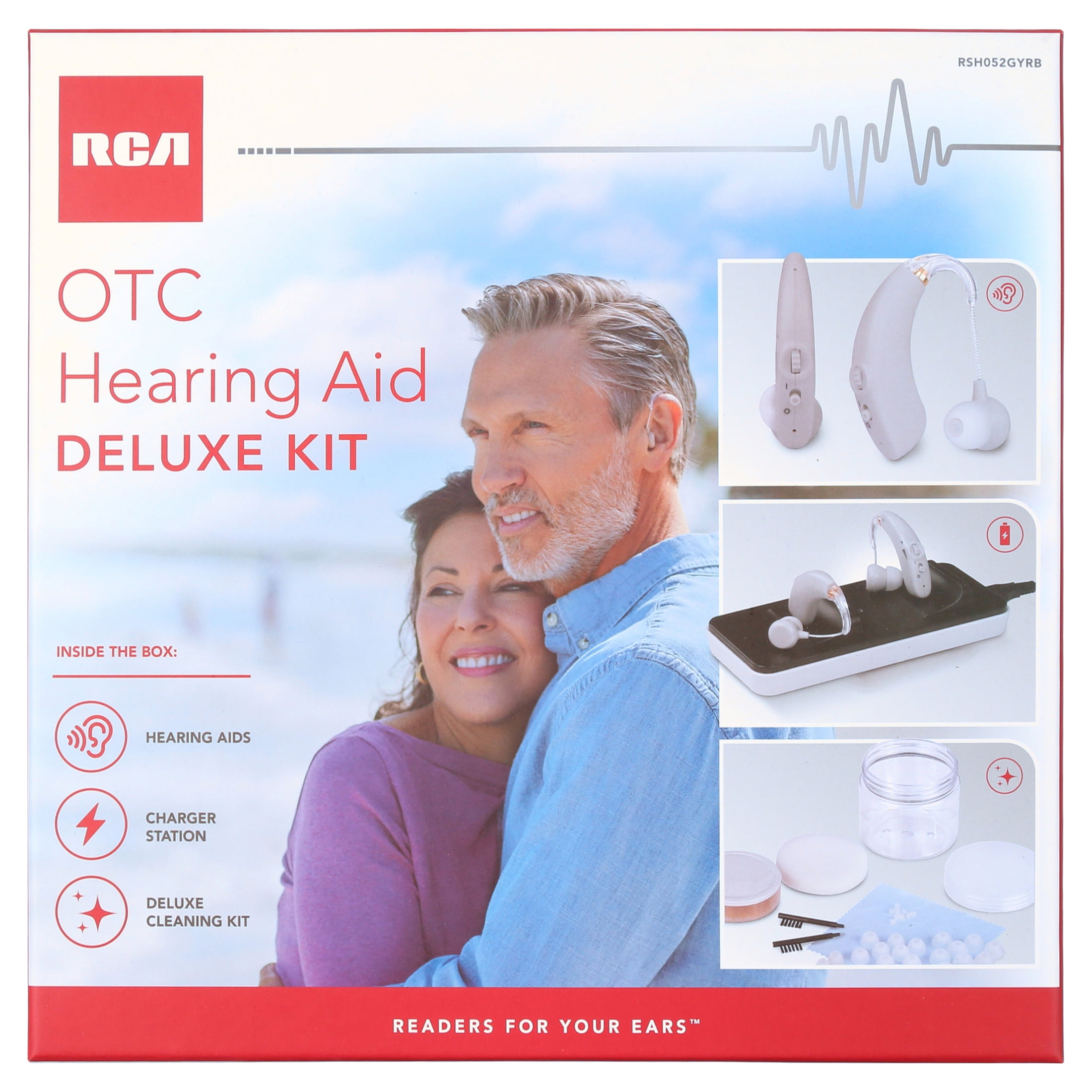 RCA OTC Behind-the-Ear Hearing Aids Value Bundle, Black - Walmart.com