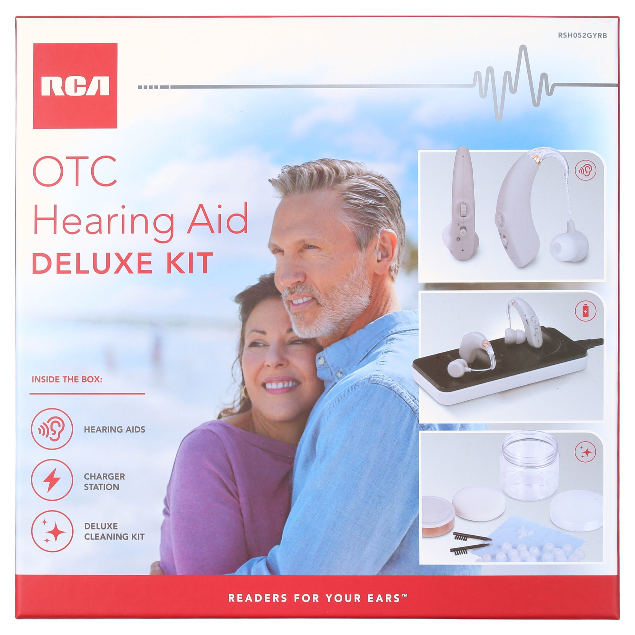 RCA OTC Behind-the-Ear Hearing Aids Value Bundle, Gray - Walmart.com