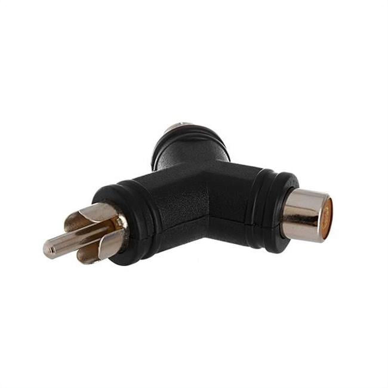 RCA Plug to 2xRCA Jack Adapter - Triangular - Walmart.com