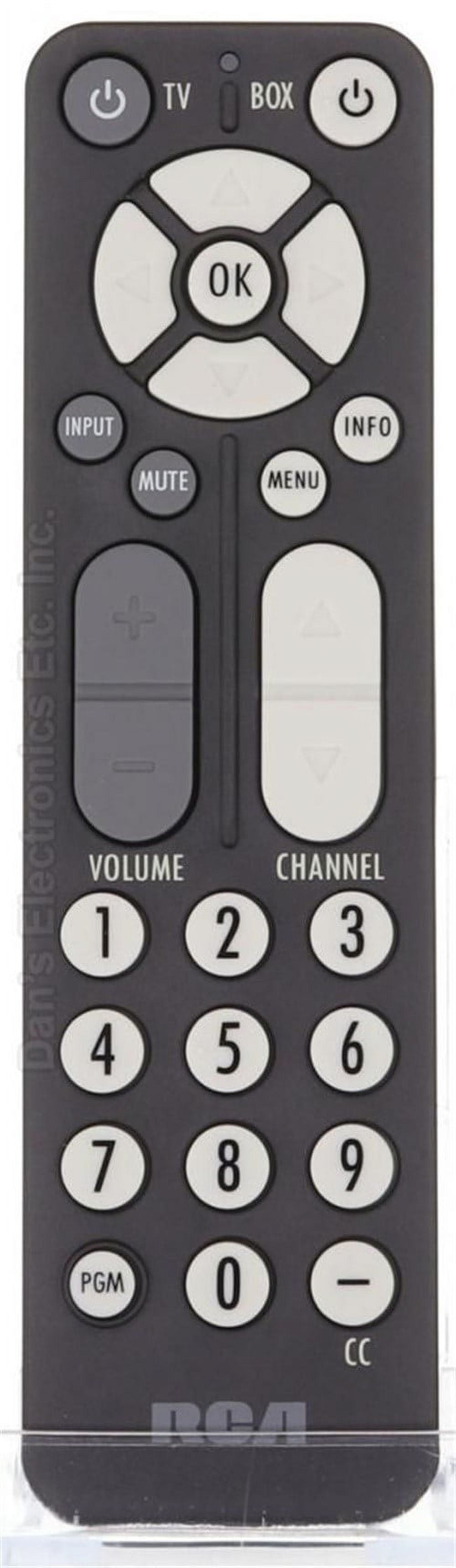 RCA RC27A Digital TV Tuner Converter Remote Control - Walmart.com