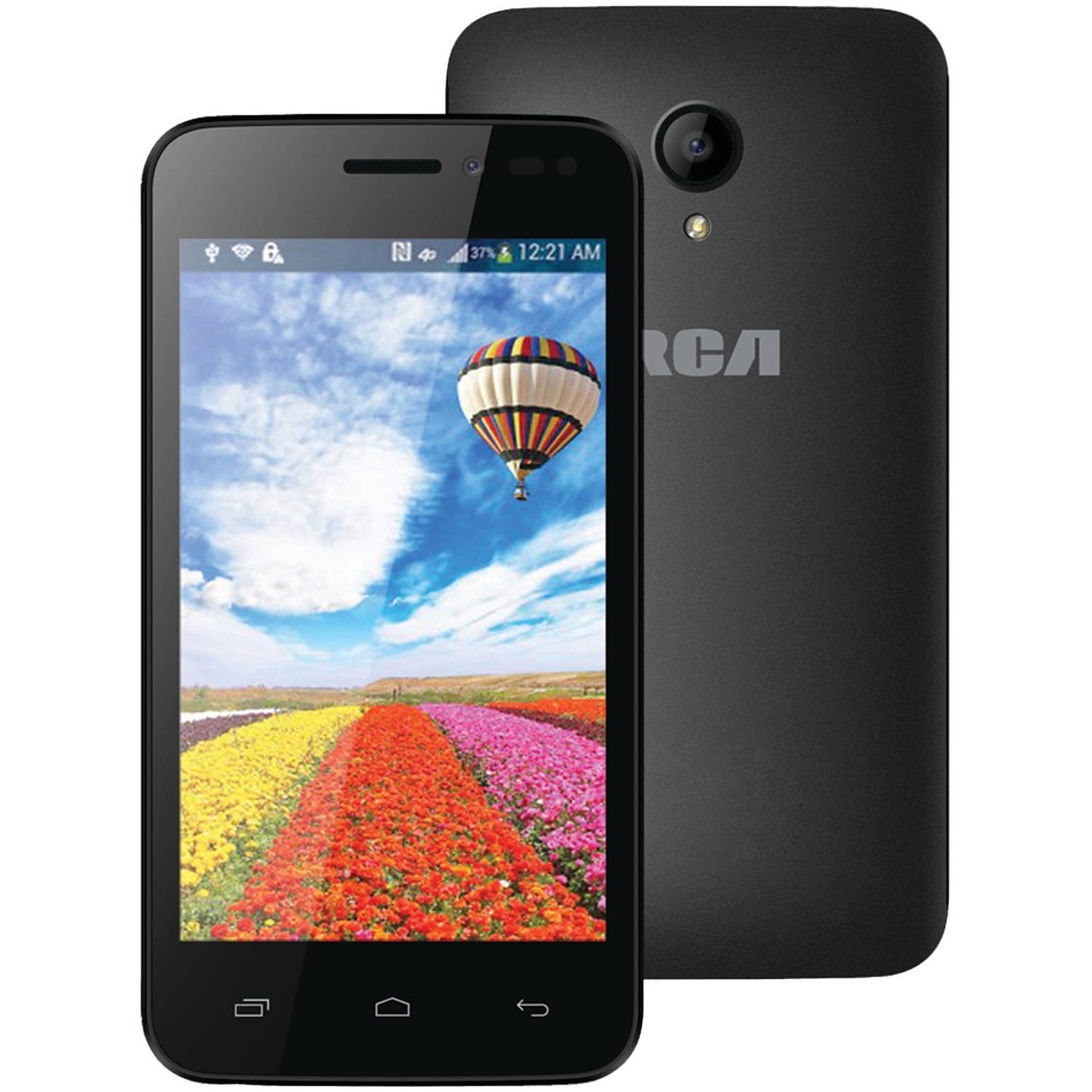 RCA RLTP4028-BLACK 4" Android Dual-Core Smartphone with Dual Camera ...