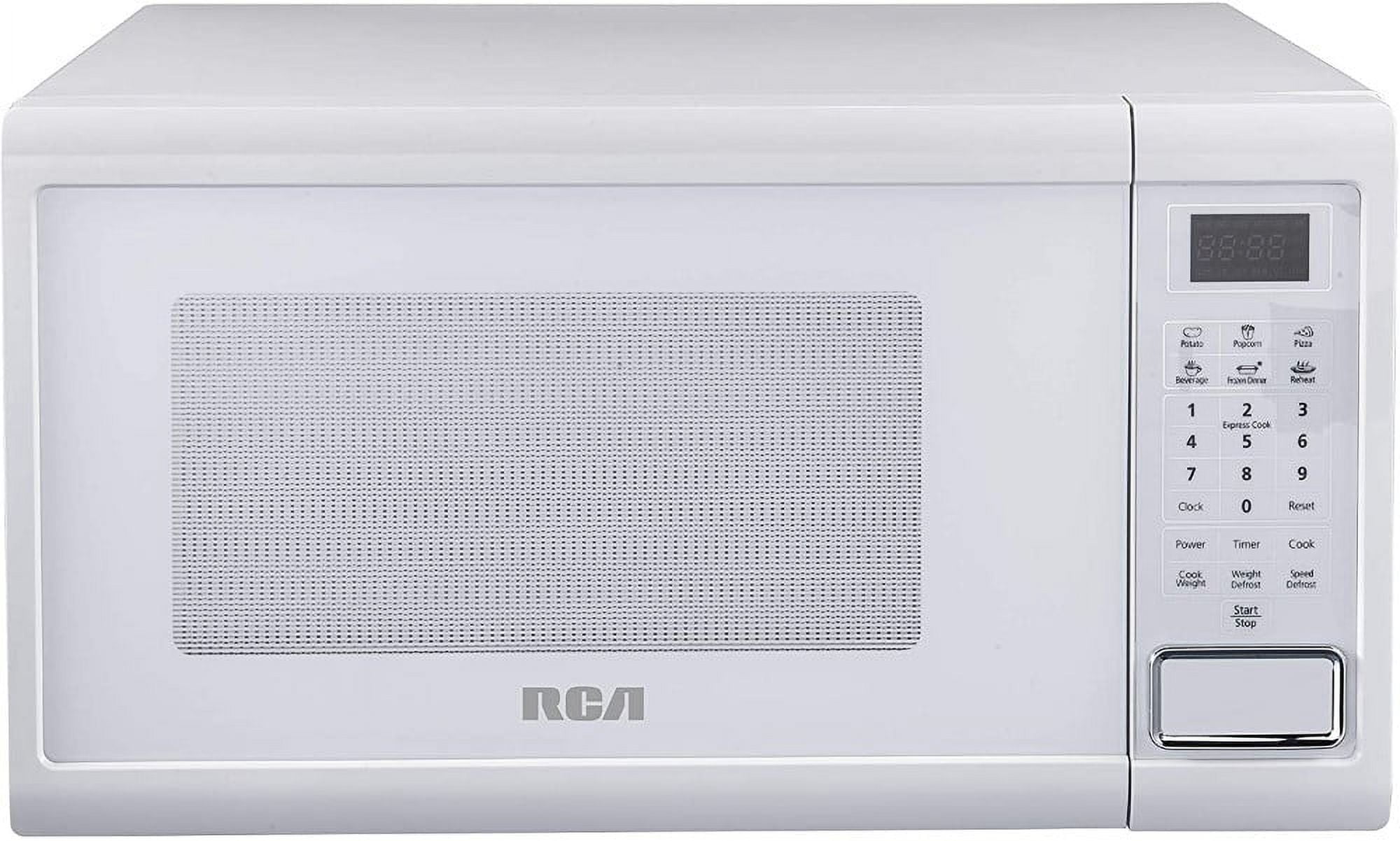 RCA RMW1129-WHITE 1.1 Cu Ft 1000-Watt Countertop Microwave, White ...