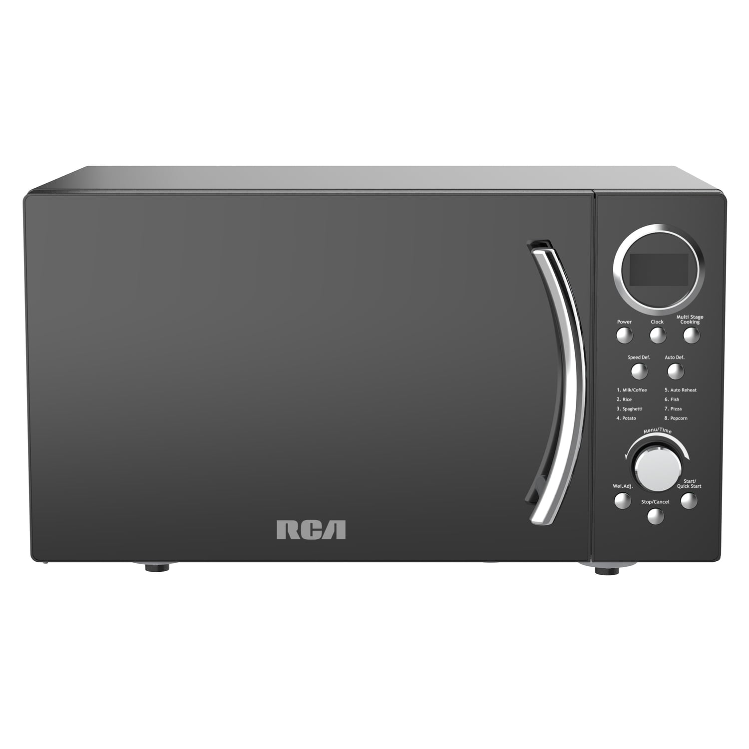 RCA RMW987-BLACK 0.9 cu ft Retro Countertop Microwave, Black - Walmart.com