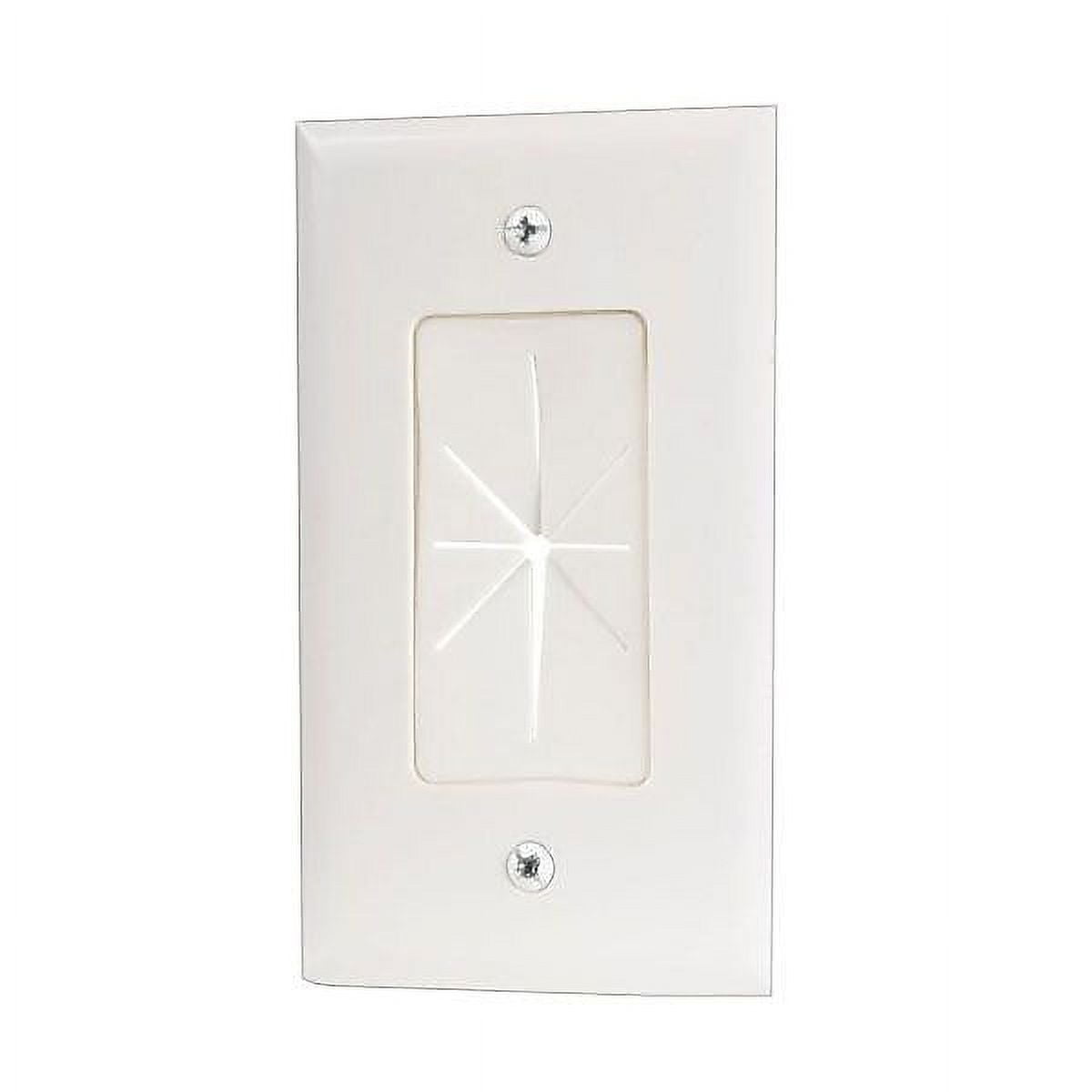 RCA VH64R Premium Video Pass Through Wall Plate - White - Walmart.com