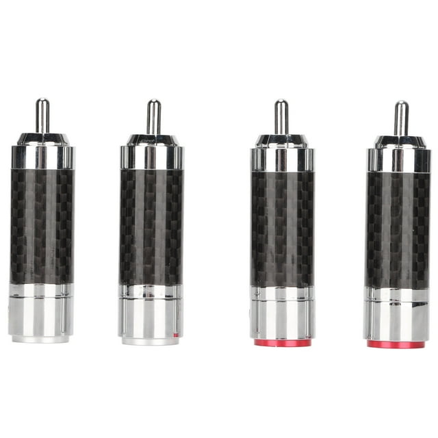 RCA Sound Plug Durable Chromeplated Carbon Fiber Lotus Sound Amplifier ...