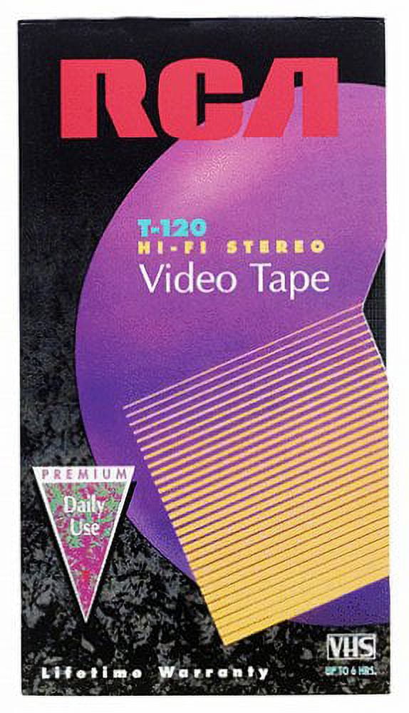 RCA T-120H VHS Video Cassette 120-Minutes (1-Pack) - Walmart.com