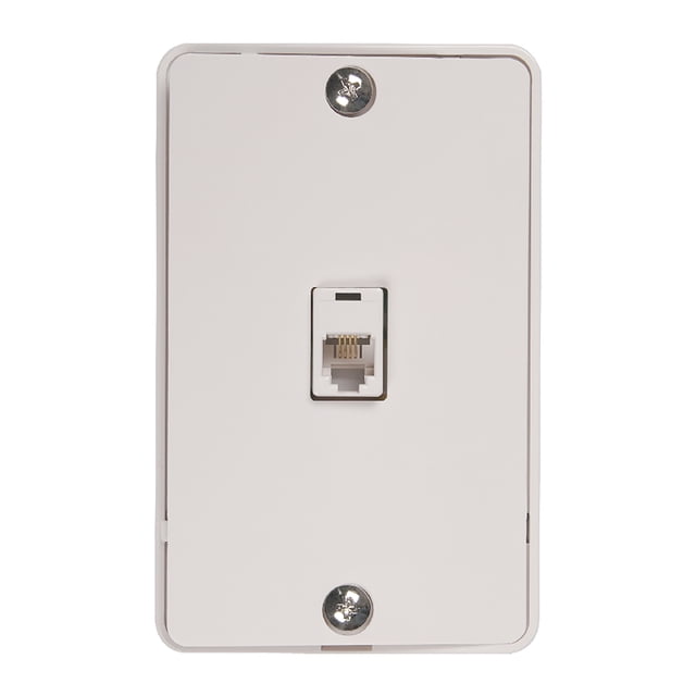 RCA TP251WHR 2-Piece Modular Phone Wall Mount, White, TP251WHRV ...