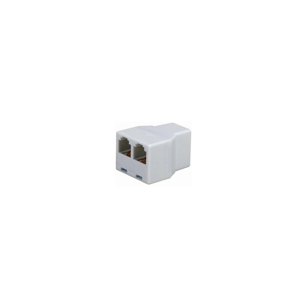 RCA TP270WHN Modular In-Line Phone Splitter, 2 Way, White - Walmart ...