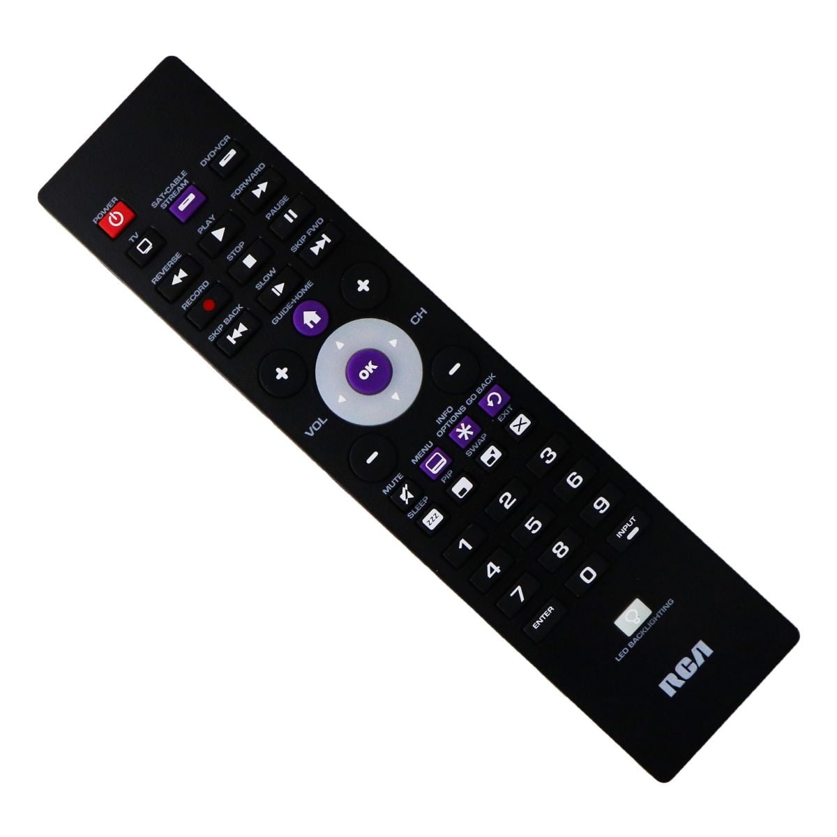 RCA Universal Remote (RCR003RWDE) with Backlit Buttons for 3 Devices ...