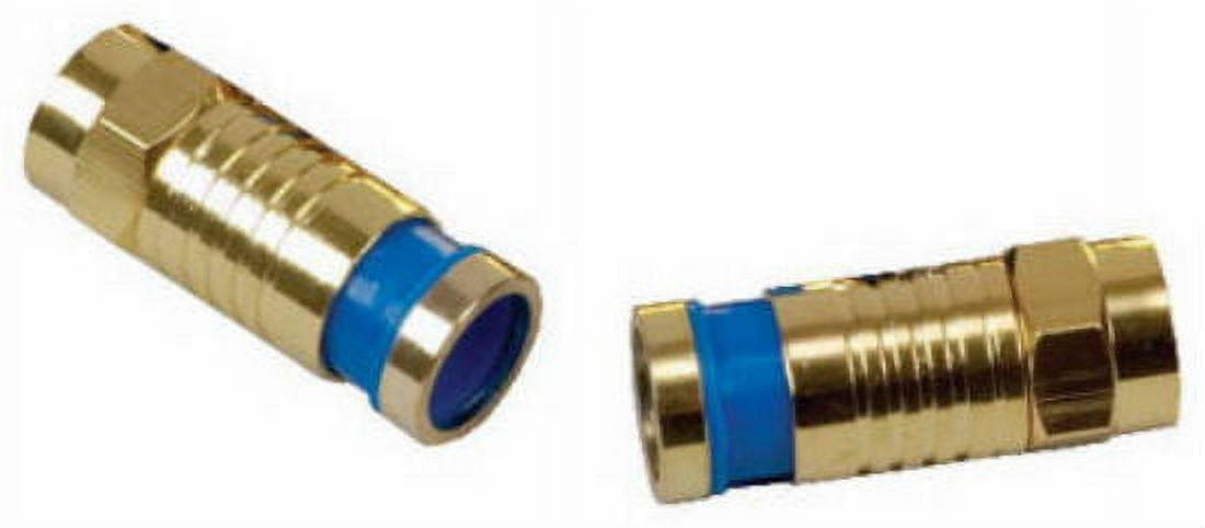 RCA VHC14512R RG6-Quad Compression Connector, 12 Pack, Each - Walmart.com