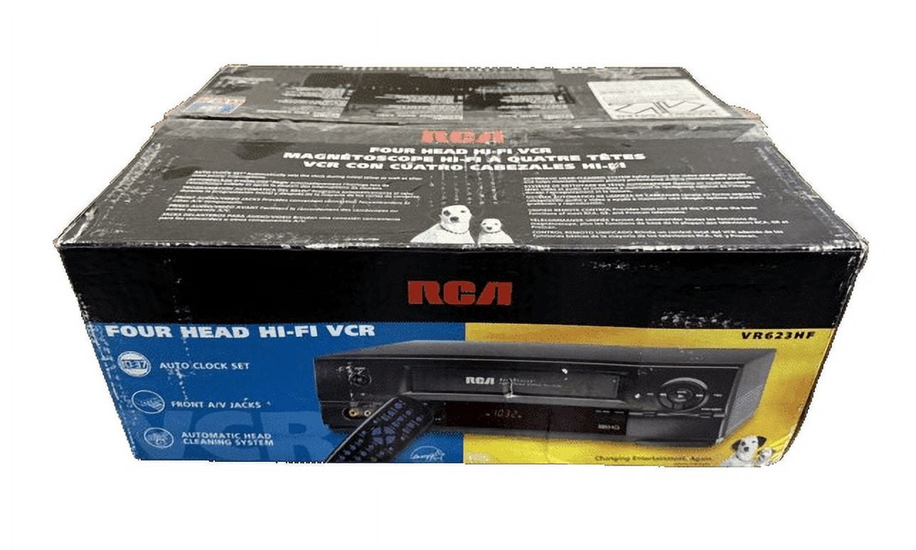 RCA VR623HF 4-Head Hi-Fi Stereo VCR - Walmart.com